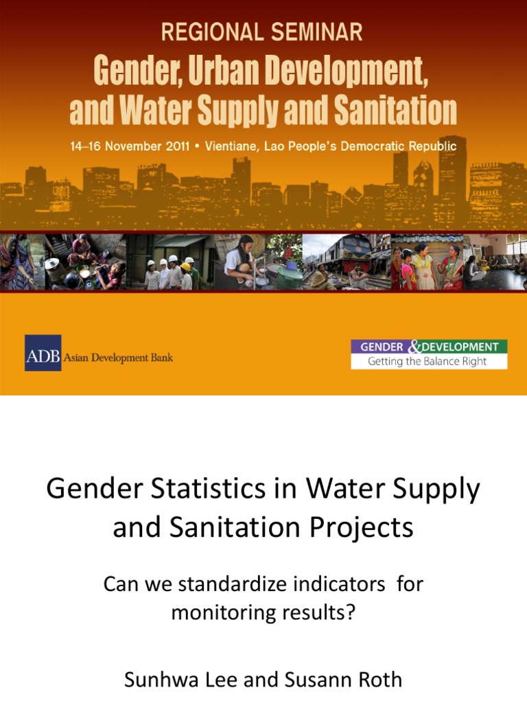 Gender Statistics in Water Supply and Sanitation Projects | PDF | Water ...