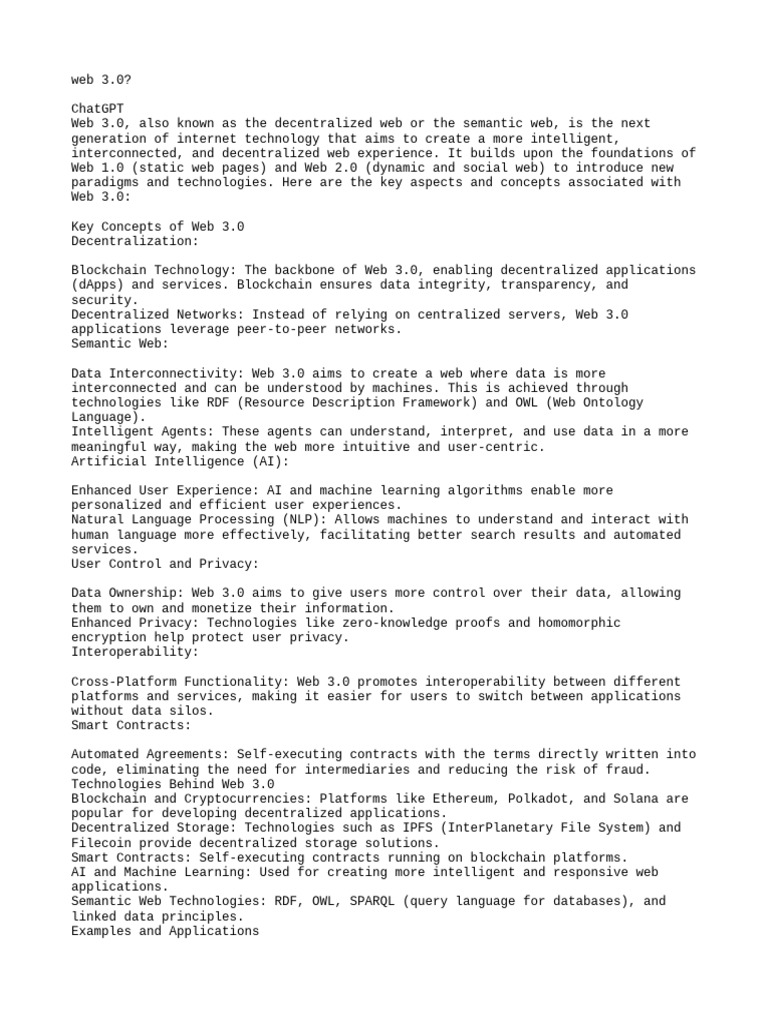 Web 3.0 | PDF | Semantic Web | World Wide Web