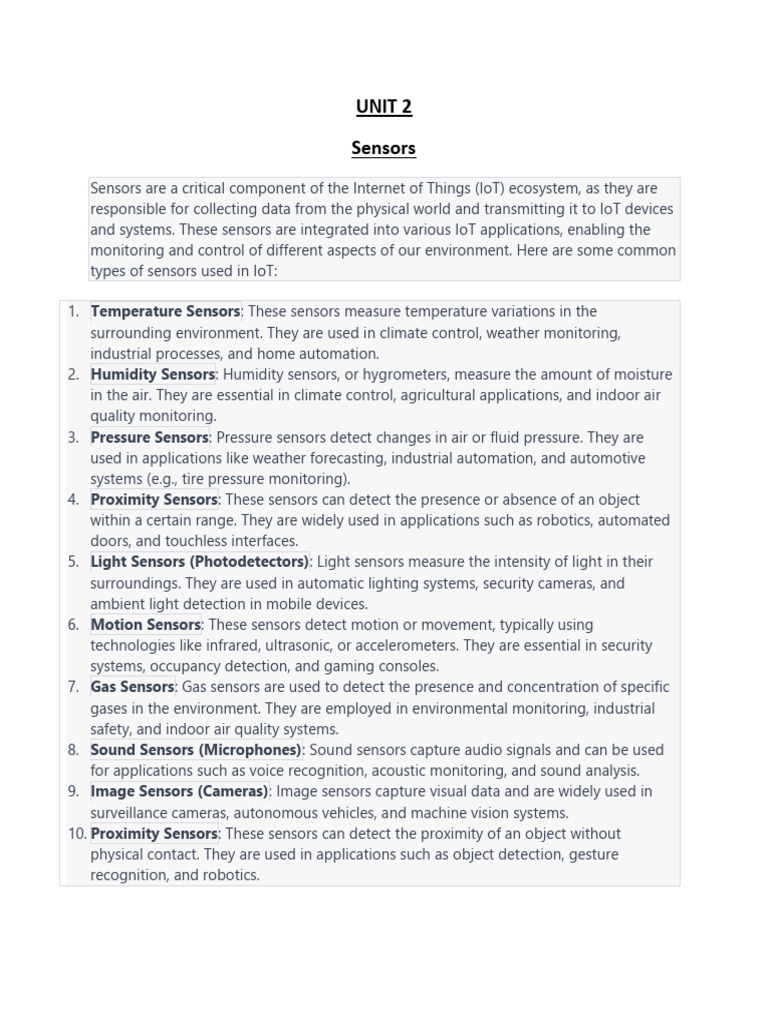 Unit 2 Iot Pdf Wireless Sensor Network Radio Frequency Identification