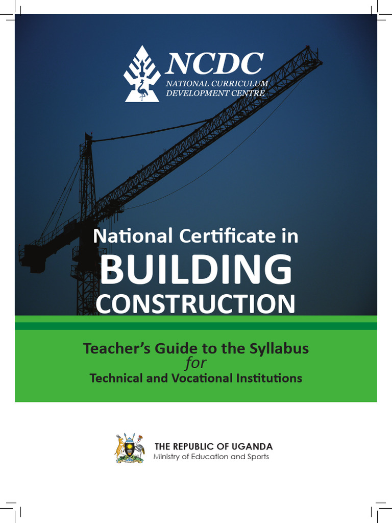 Building and Construction - TG | PDF | Learning | Methodology