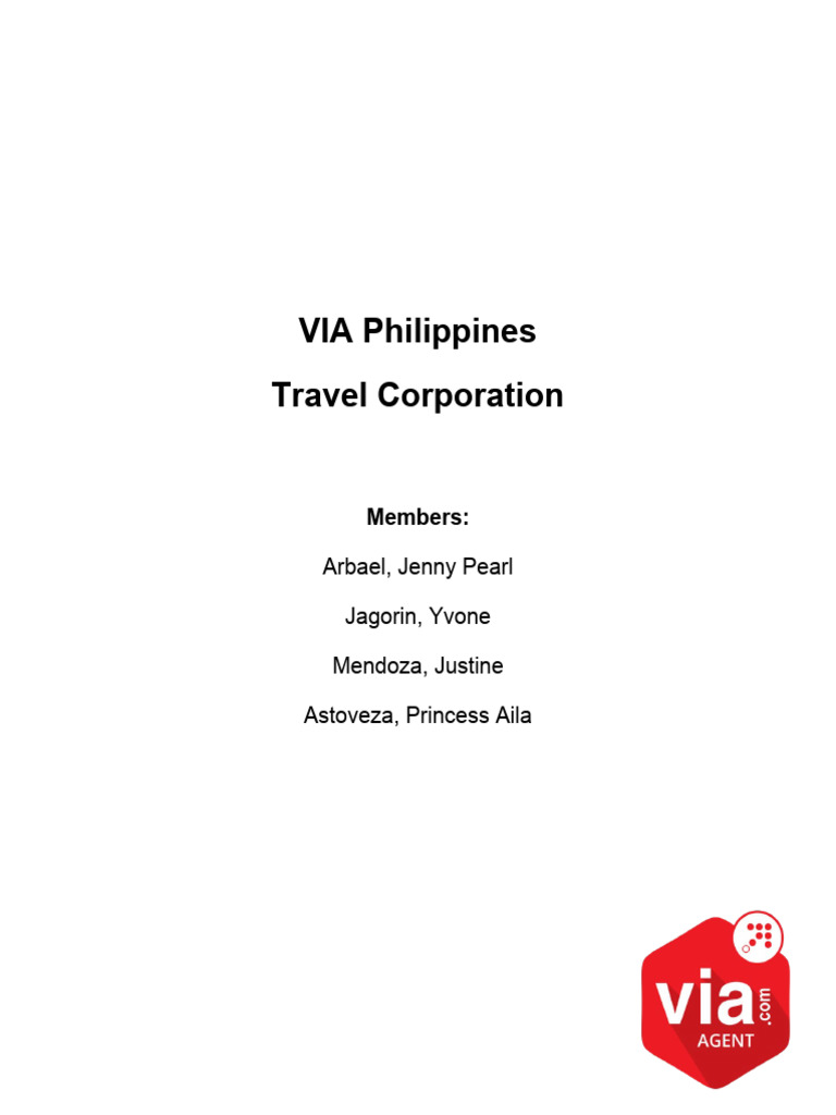 Via Philippines | PDF | Travel Agency | Tourism