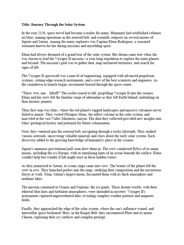 Solar System | PDF | Solar System | Voyager Program