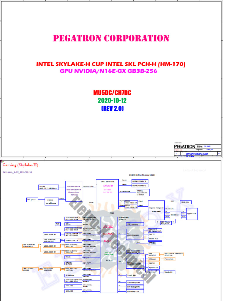 Acer Predator 17 G9-793 - Pegatron MU5DC CH7DC REV 2.0 | PDF | Computer Hardware | Integrated ...