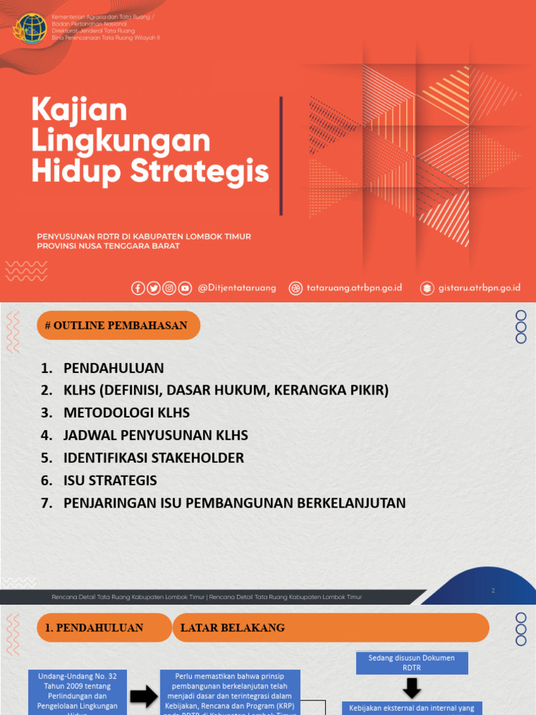 21 Lombok Timur PPT Penjaringan Isu KLHS 1506 | PDF