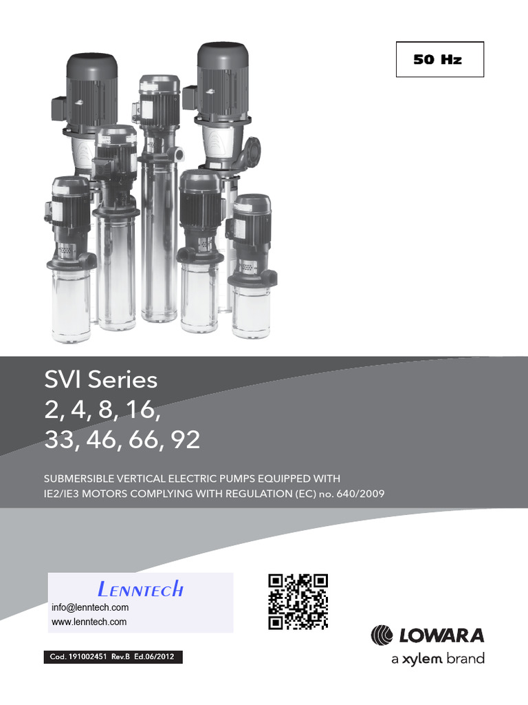 Industrial Submersible Pumps Guide | PDF | Pump | Stainless Steel
