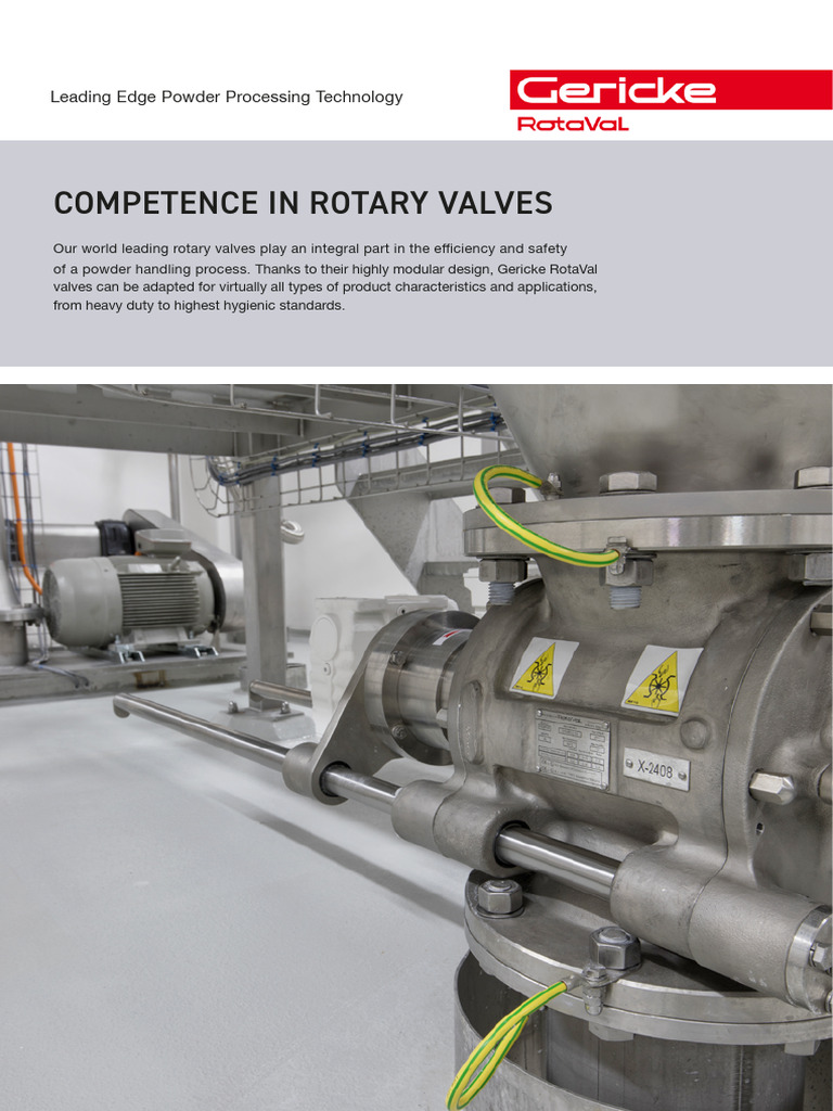 684 UK Competence Brochure GERICKE Rota Val | PDF | Valve | Reliability ...