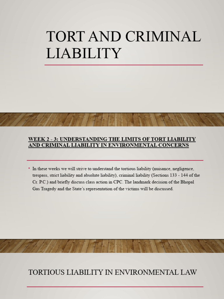 Tort Liability | Download Free PDF | Negligence | Tort