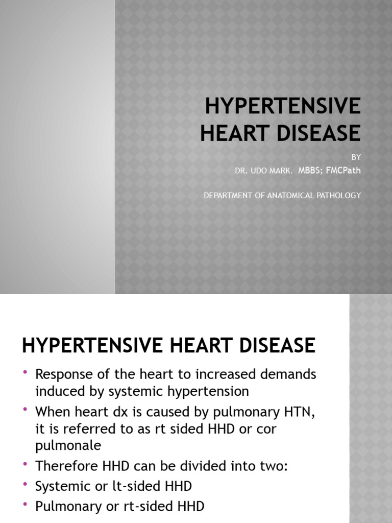 Hypertensive Heart Disease | PDF | Heart | Heart Failure