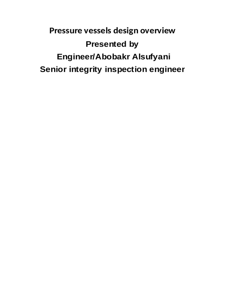 Pressure Vessel Design | PDF | Mechanical Engineering | Continuum Mechanics