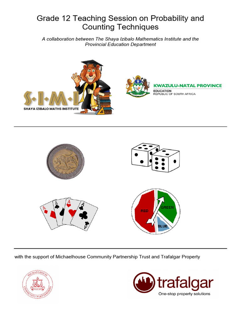Probability Concepts for Grade 12 | PDF | Probability