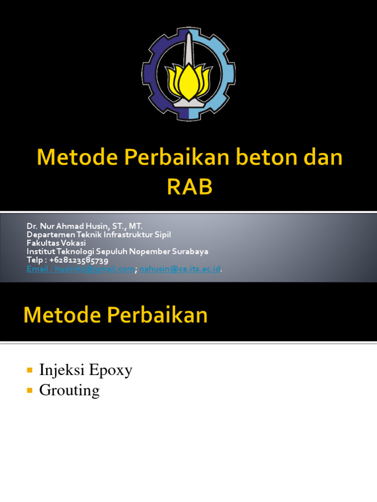 Metode Perbaikan Dan RAB | PDF | Teknologi & Rekayasa