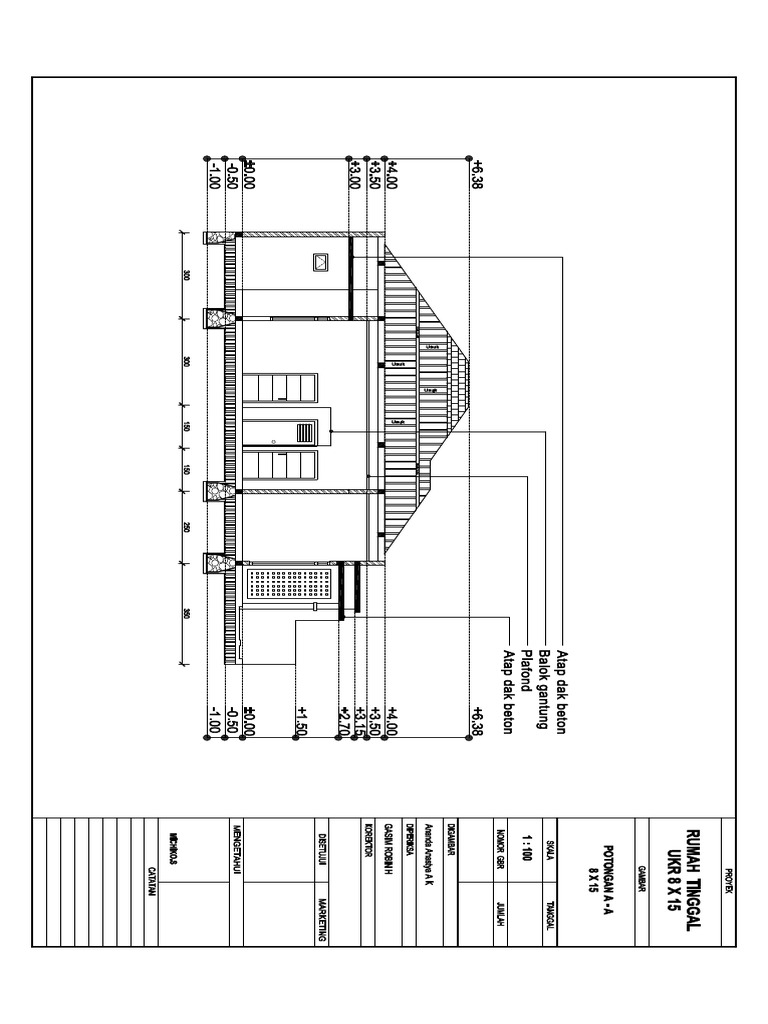Potongan A A | PDF