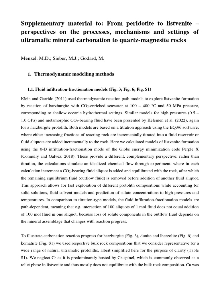 Supplementary Material Final | PDF | Chemical Equilibrium | Solubility