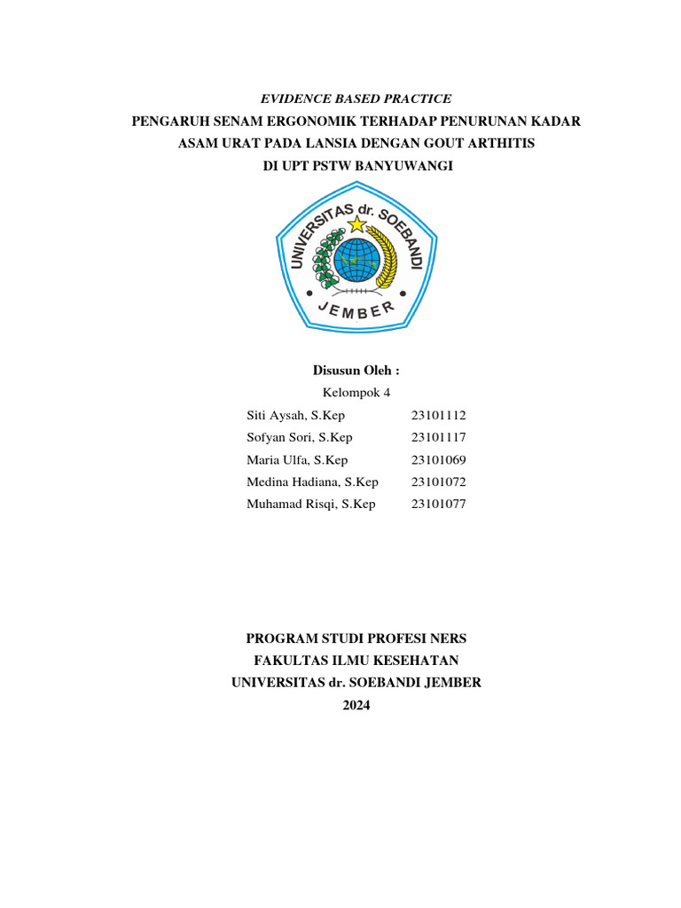 Kelompok 4-EBP GERONTIK | PDF