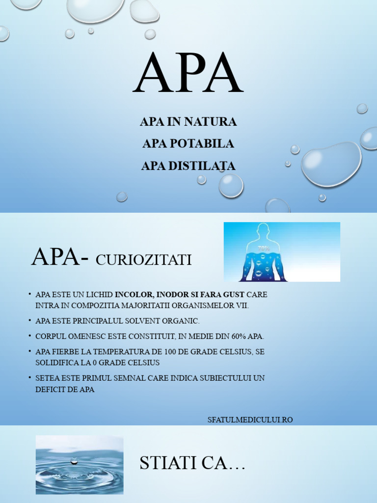 Proiect Apa | PDF