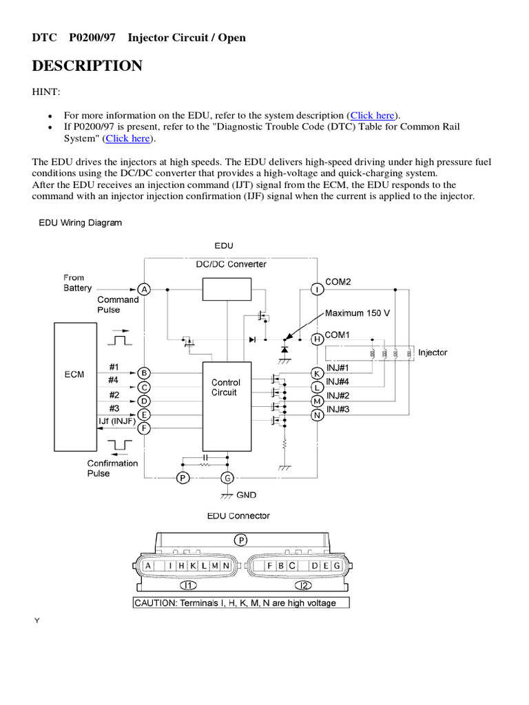 Toyota Hilux 2KD P0200 | PDF | Fuel Injection | Electrical Network