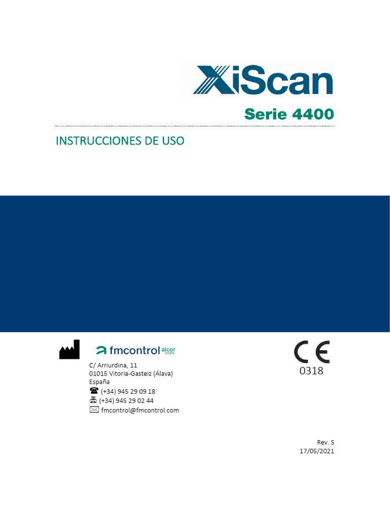 Fmcontrol - XiScan4400 | PDF | Rayo X