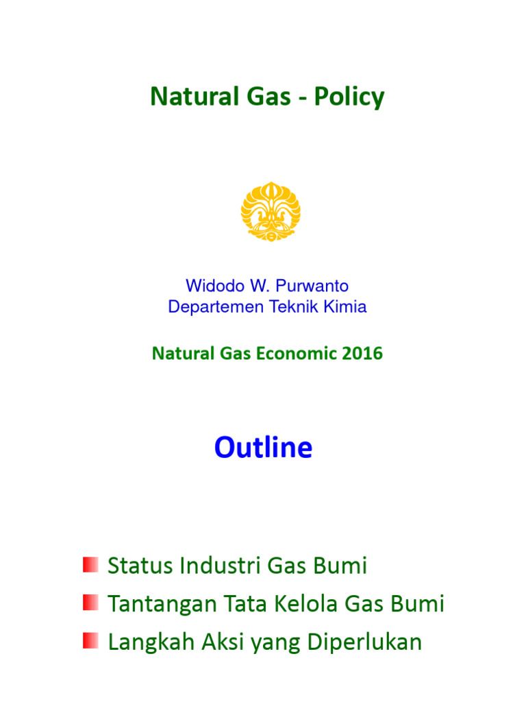 Indonesia's Natural Gas Policy Challenges | PDF | Market (Economics ...