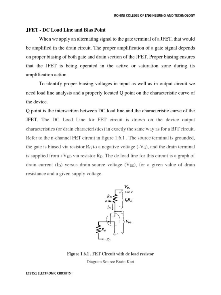 rohini_59125306424 | Download Free PDF | Field Effect Transistor | Amplifier