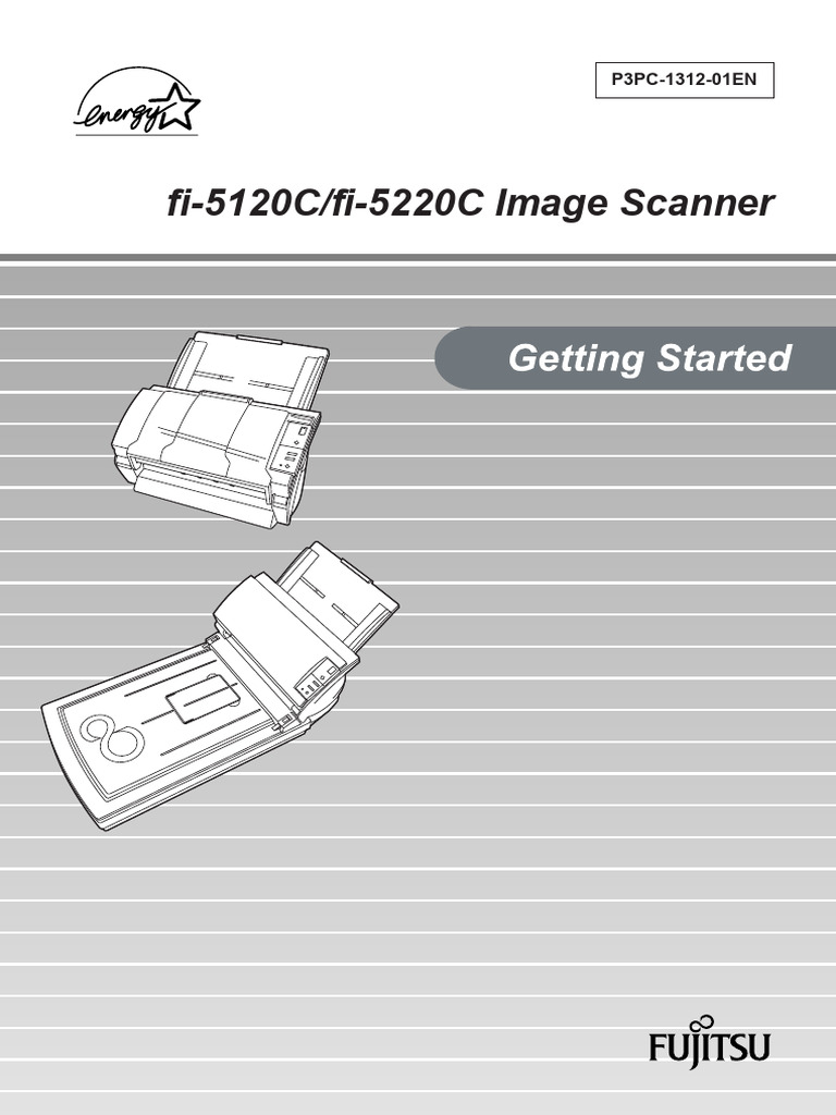 Fi-5120c Get Started Guide | PDF | Electrical Connector | Image Scanner