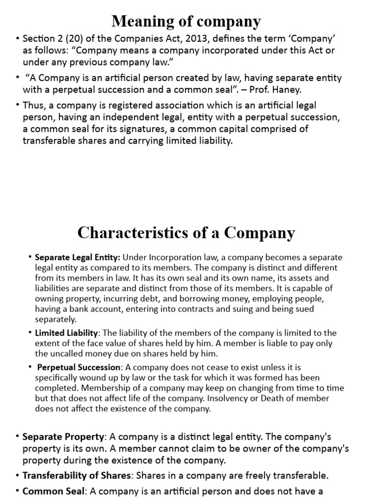 (L 16) Company, Aoa, Moa | PDF | Companies | Limited Liability