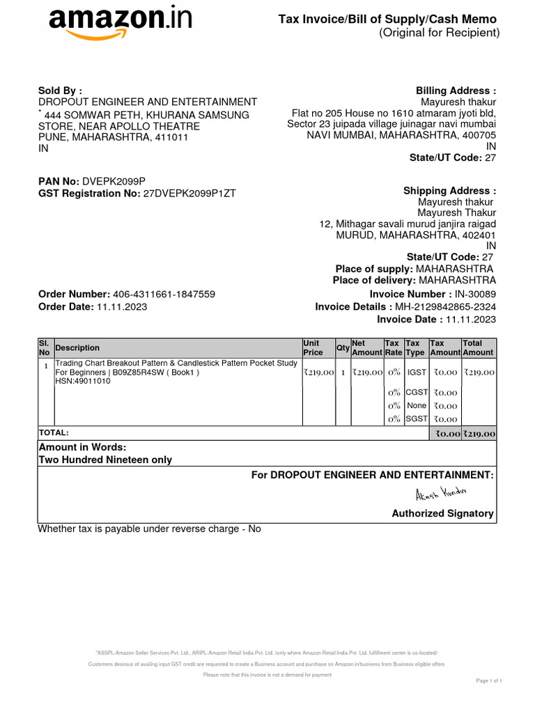 Invoice | PDF | Invoice | Trade