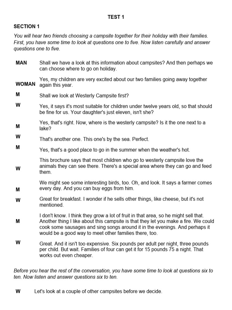 Test 1 - Audio Scripts | PDF | Recycling | Tire