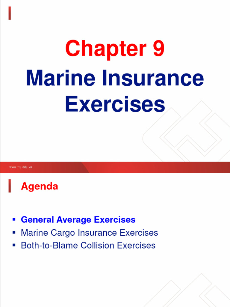 10.RM&I.CLC Chapter 9 - Slides For Students | PDF | Insurance | Ships
