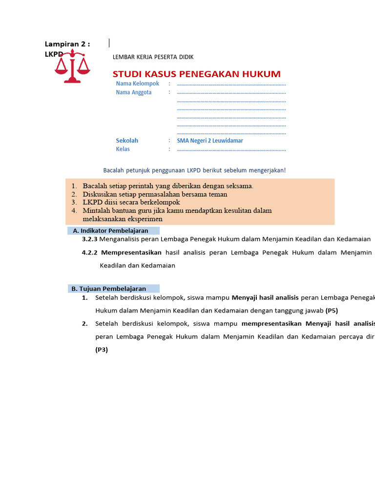 LKPD | PDF | Game & Aktivitas