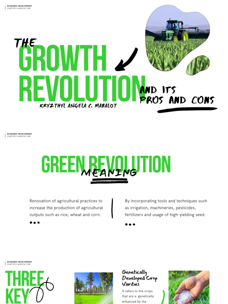 GROWTH REVOLUTION | Download Free PDF | Agriculture | Green Revolution