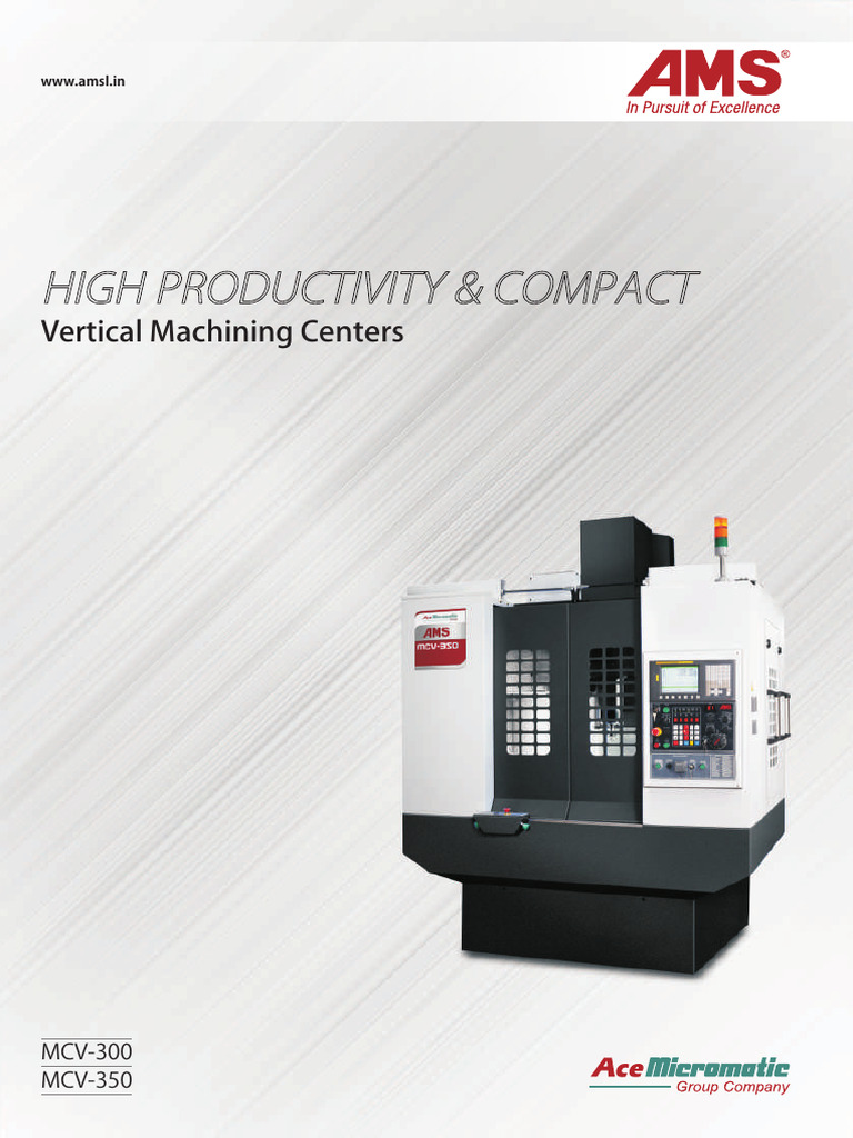 Micromatic MCV 300 Standard VMC CNC Machine | PDF | Machining | Manufactured Goods