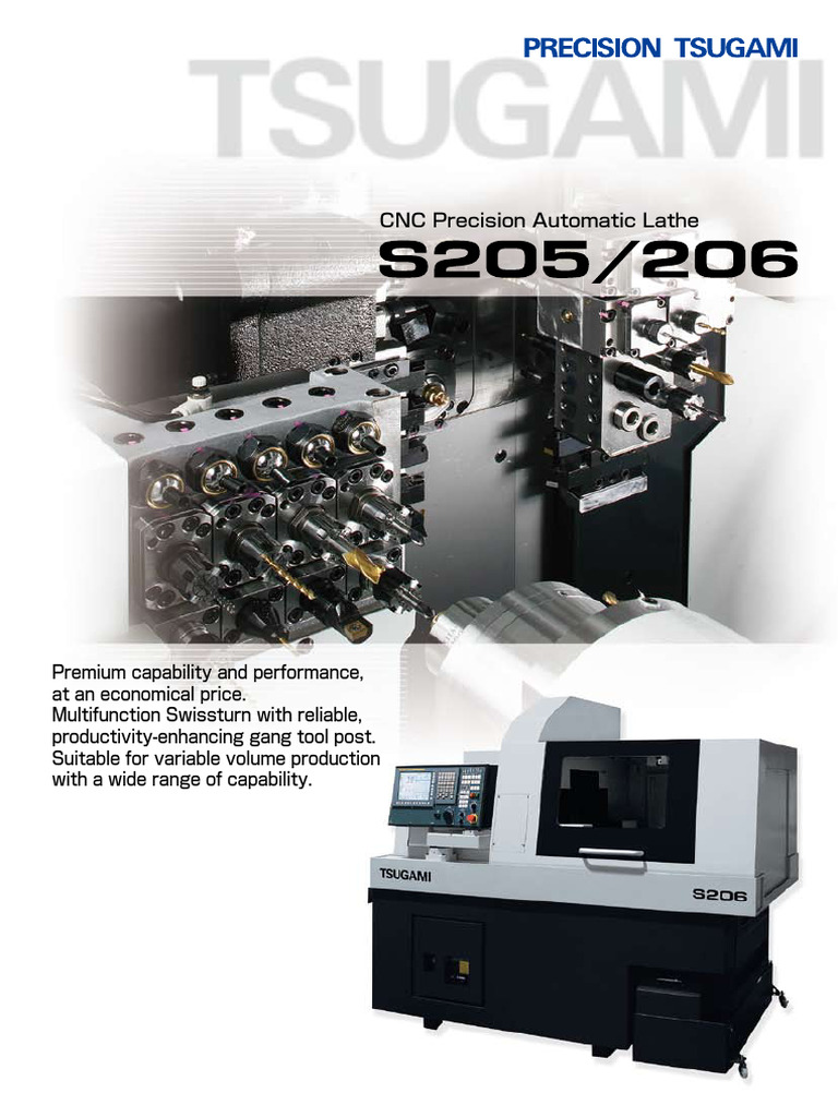 Tsugami S205_6 | Download Free PDF | Drilling | Drill