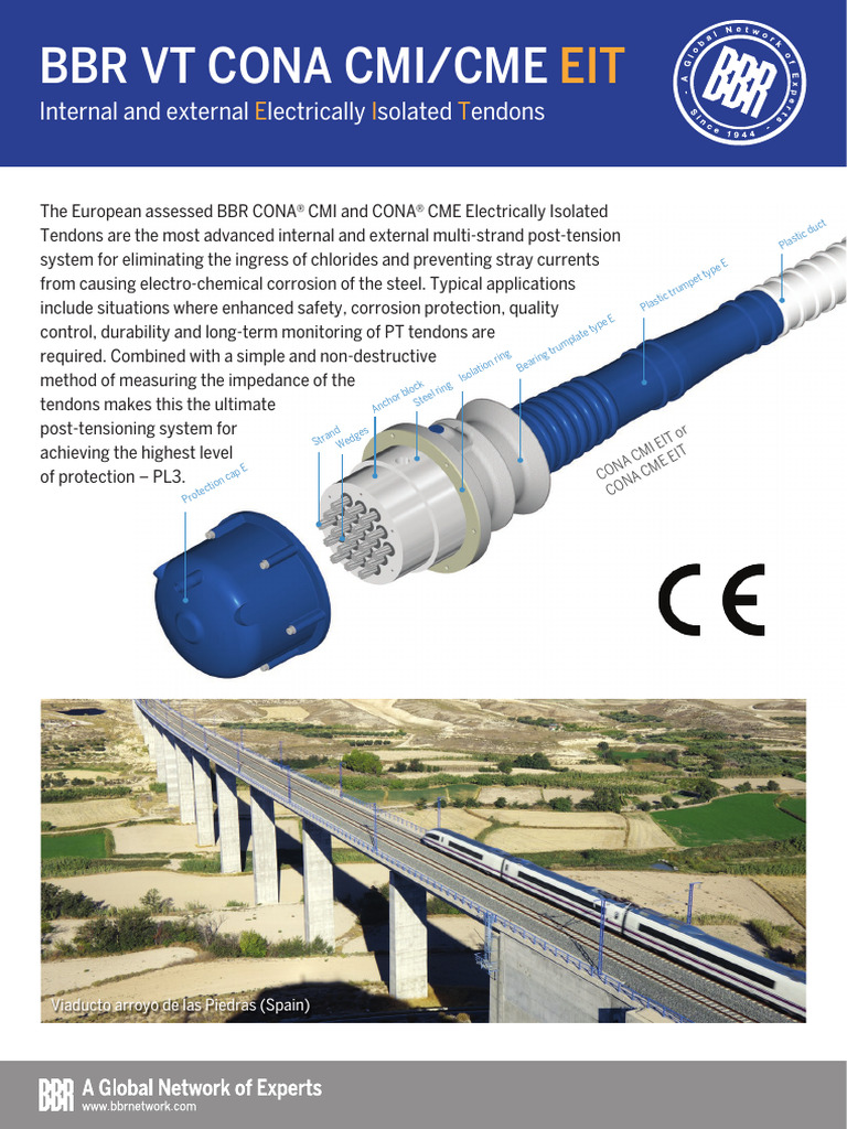 BBR VT CONA CMI-CME EIT Flyer Rev3 0420 | PDF | Prestressed Concrete ...