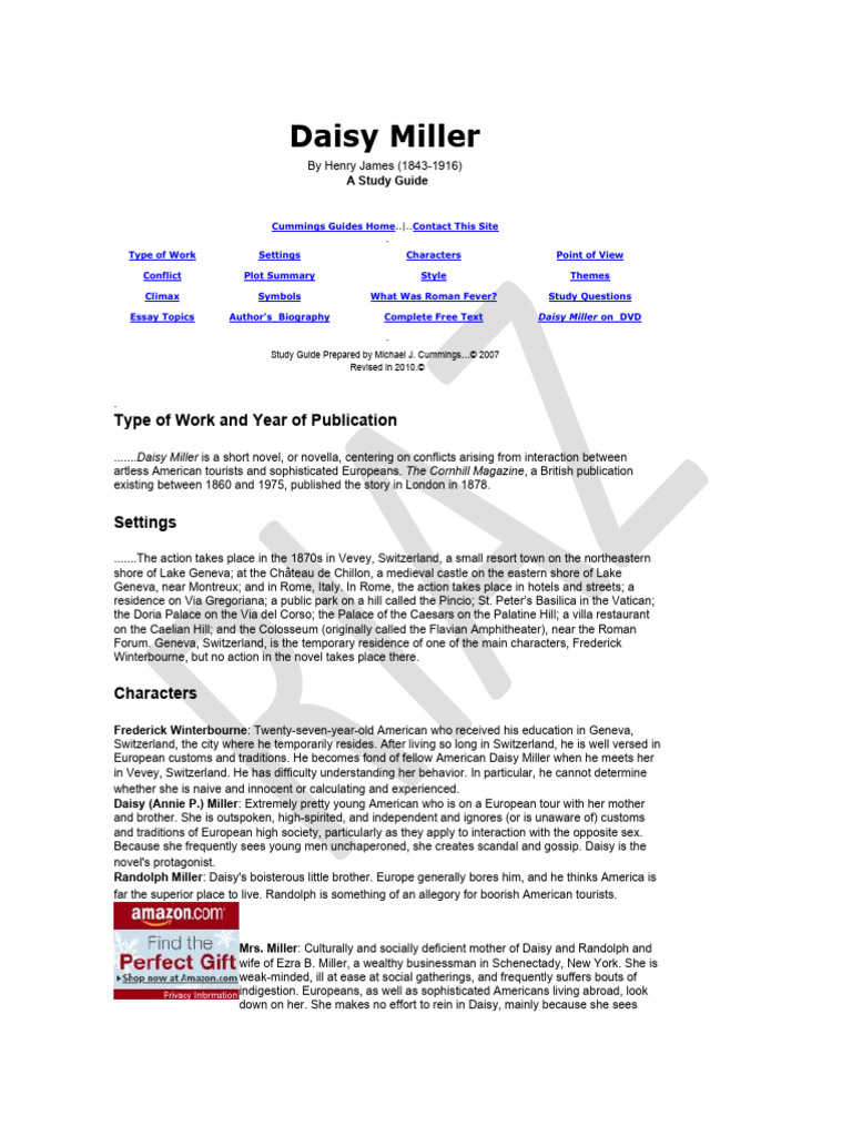 Daisy Miller | PDF