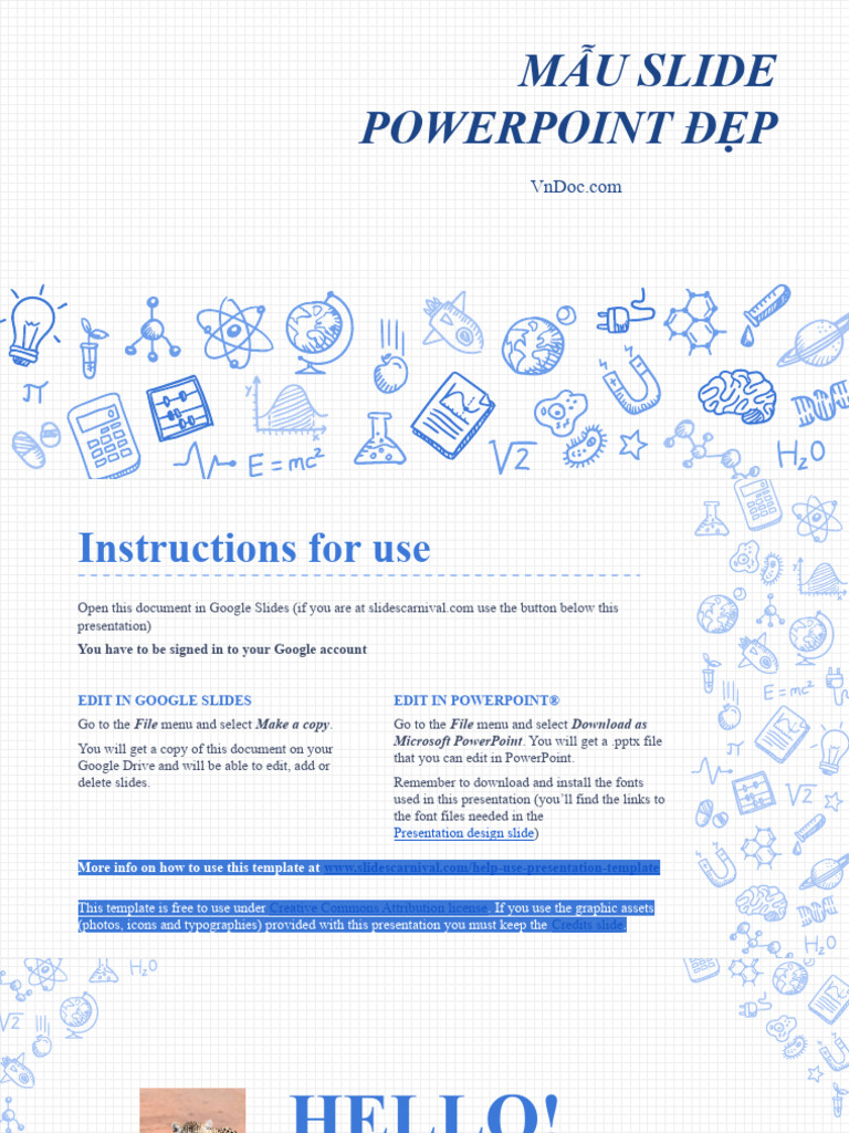 Slide Powerpoint Bai Giang | PDF | Color | Blue
