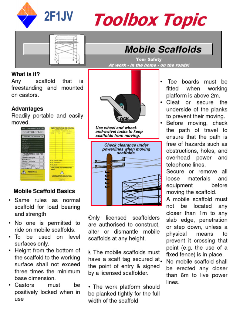 Mobile Scaffolding | PDF | Scaffolding
