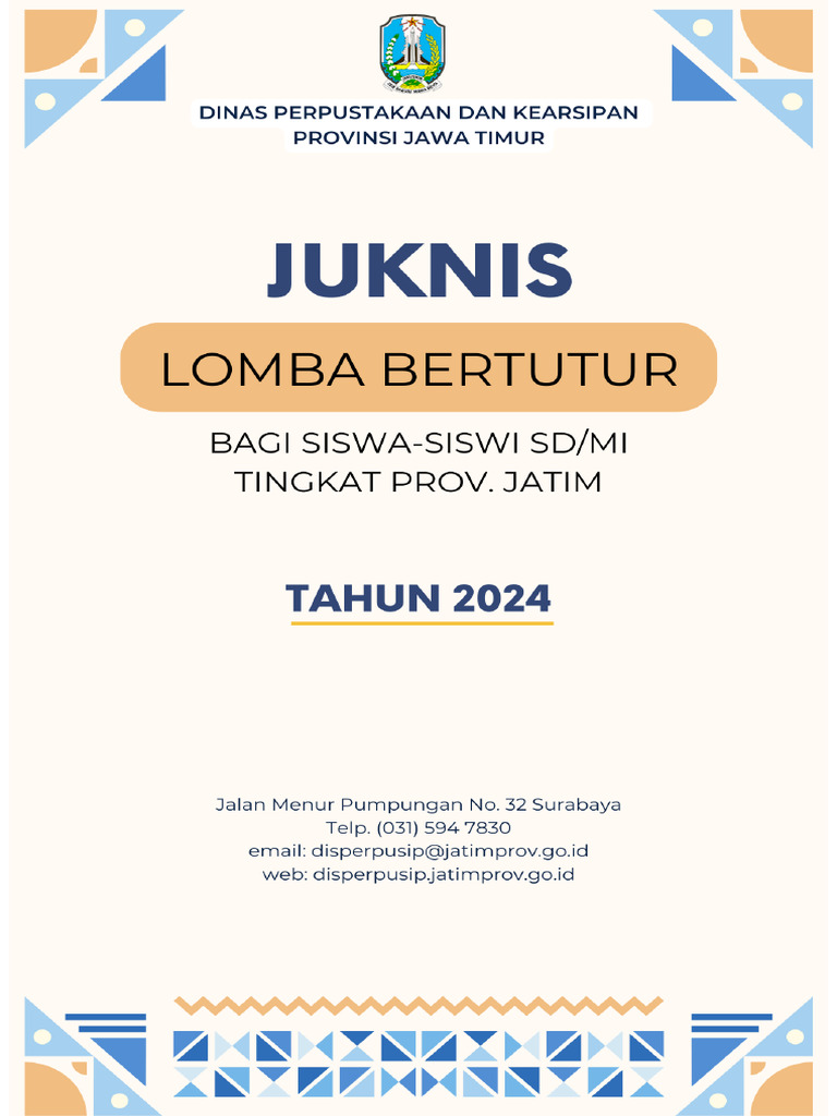 Juknis Lomba Bertutur 2024 | PDF