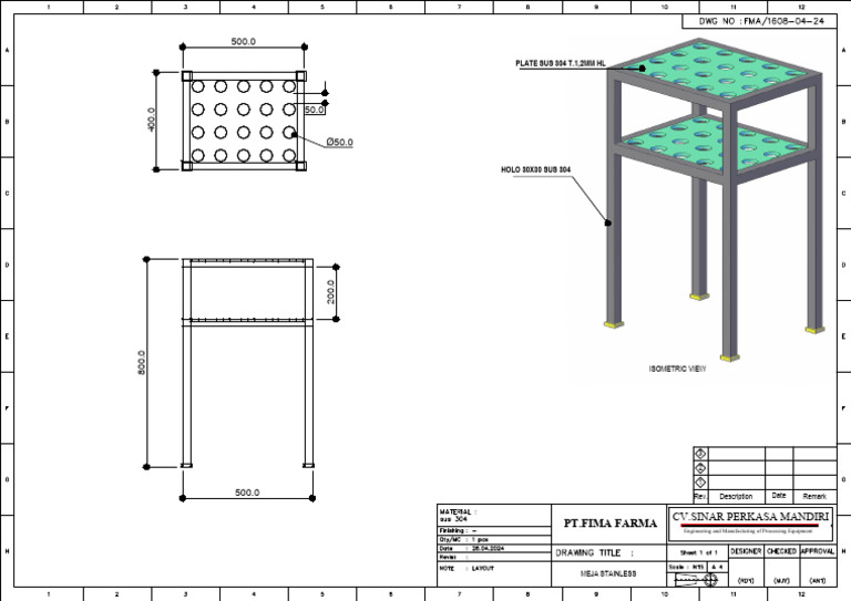 1608.MEJA STAINLESS, FIMA - PT-layout | PDF