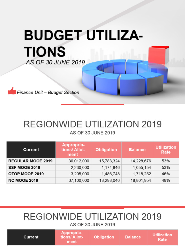 Budget PPT For August ExCom | PDF