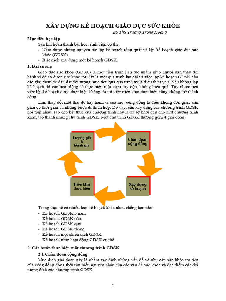 09-Xay Dung Ke Hoach GDSK | PDF