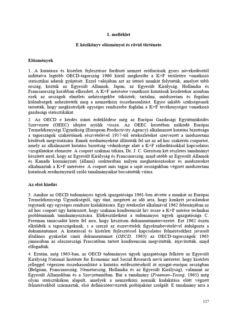 Melleklet Frascati | PDF