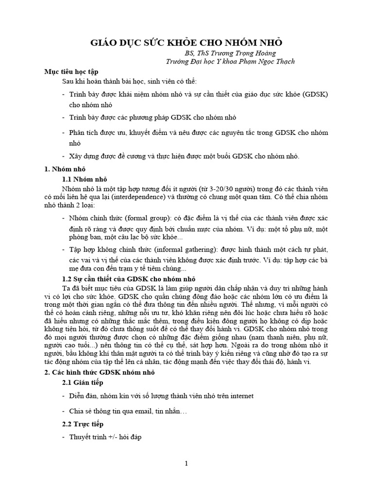 07-GDSK Nhom Nho | PDF