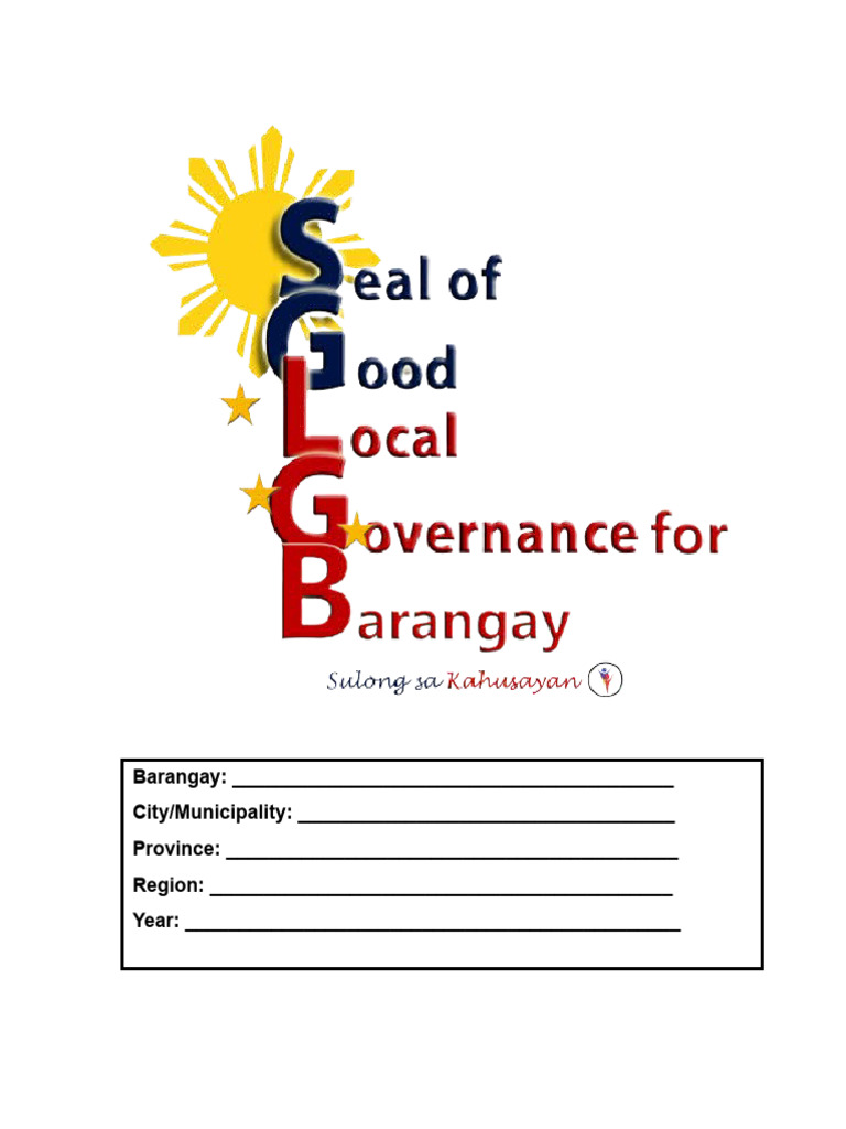 Editable Cover Page SGLGB | PDF | Social Science