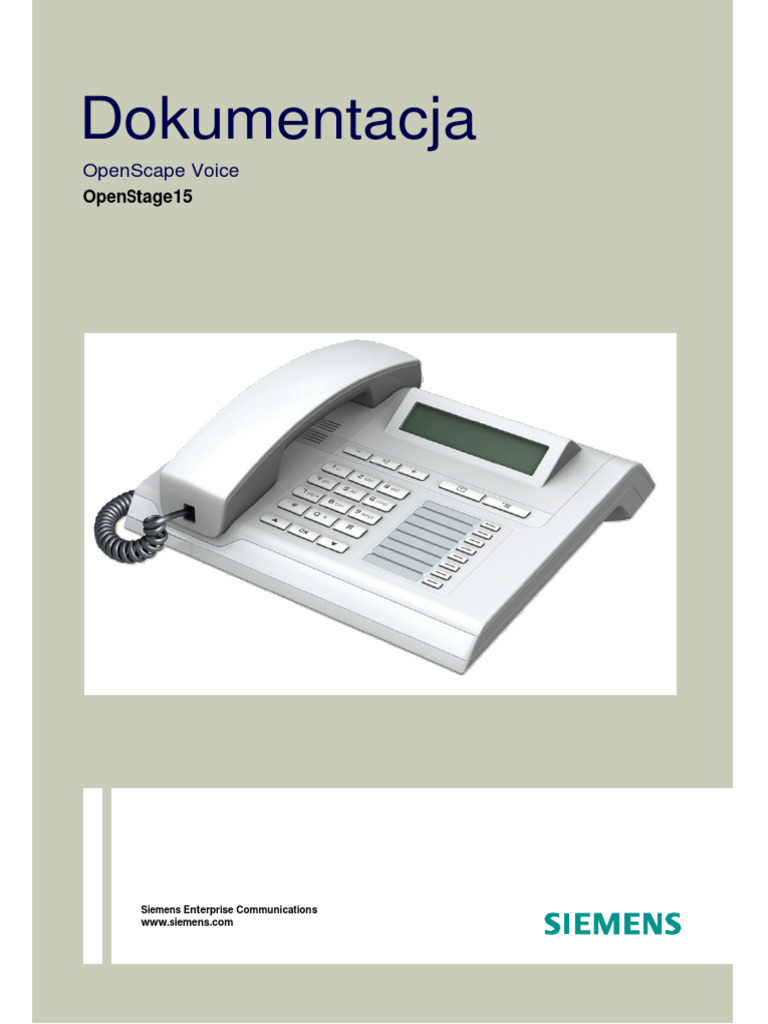 OpenStage Instr | PDF