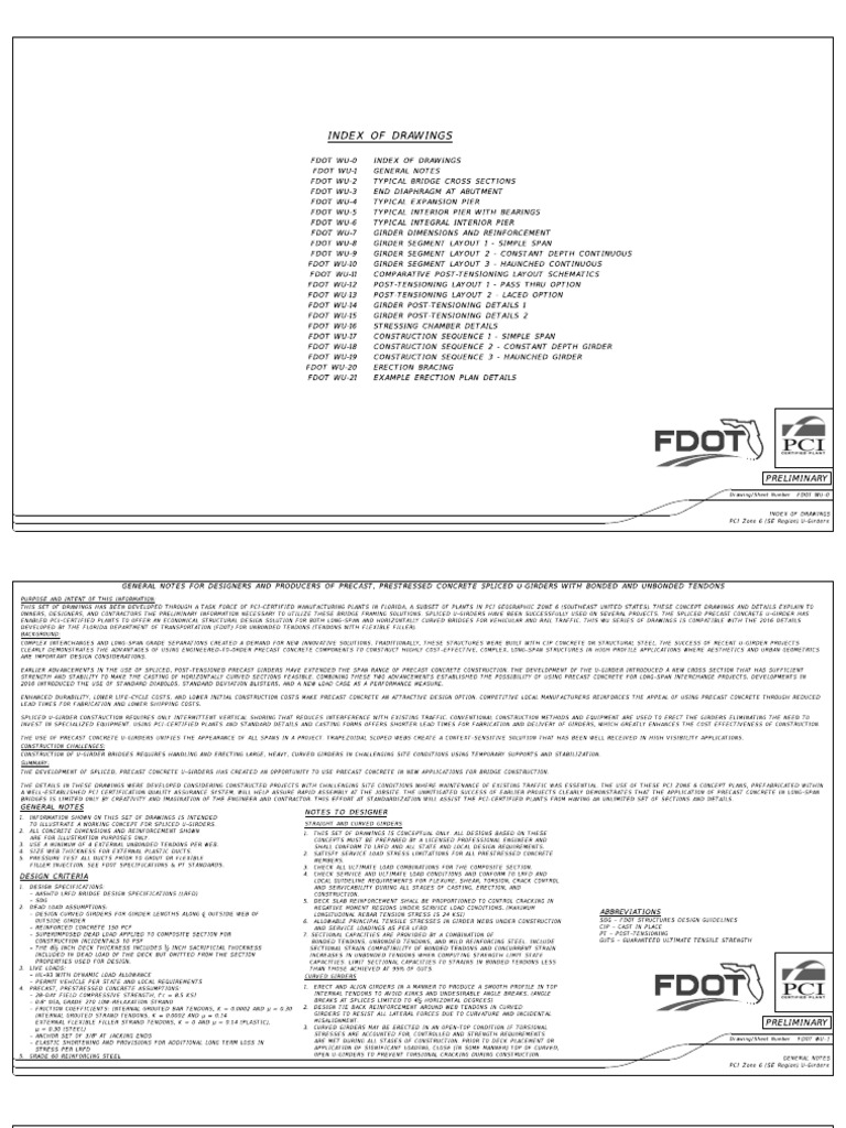 Pci Plans | Download Free PDF | Prestressed Concrete | Concrete