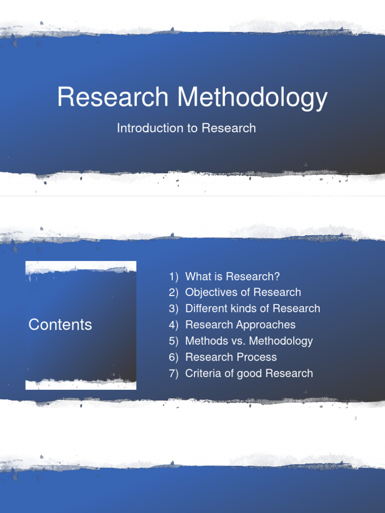1-Introduction To Research | PDF | Methodology | Quantitative Research