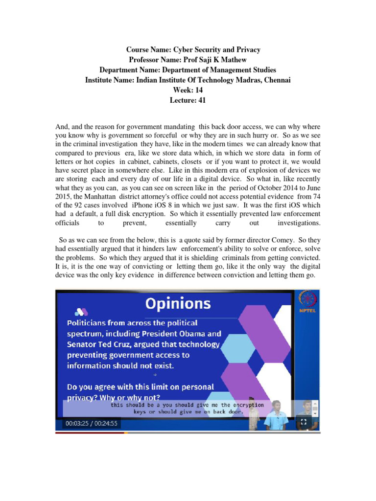 Lec 41 | PDF | Apple Inc. | Privacy