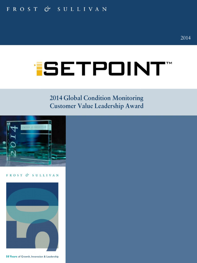Frost and Sullivan SETPOINT Award - General | PDF | Big Data | Brand