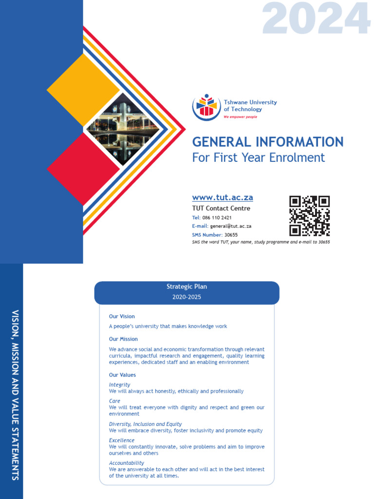 TUT 2024 General Information | PDF | Bachelor's Degree | Diploma