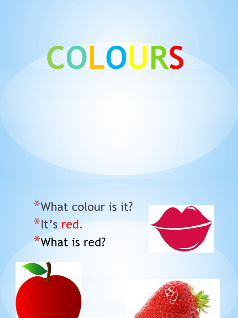 What Colour Is It | PDF